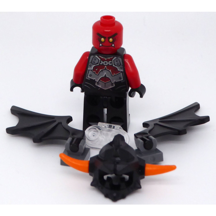 LEGO Ash Attacker with Orange Horns and Wings Minifigure | Brick Owl ...