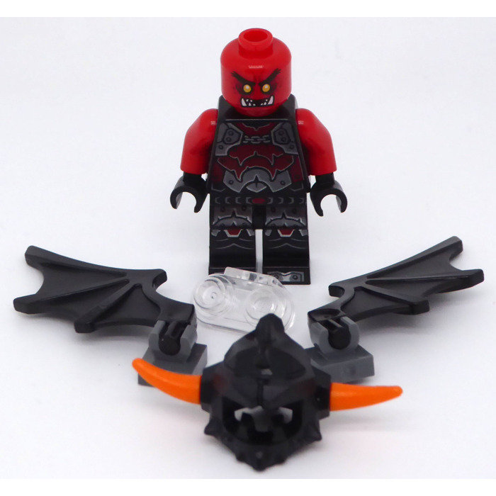 LEGO Ash Attacker with Orange Horns and Wings Minifigure | Brick Owl ...