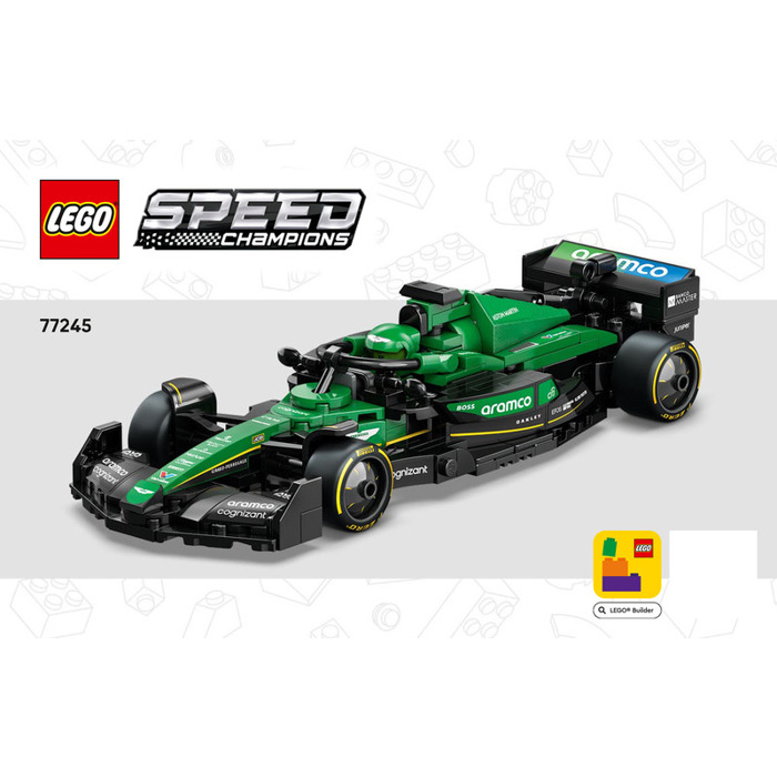 LEGO Aston Martin Aramco F1 AMR24 Set 77245 Instructions | Brick Owl ...