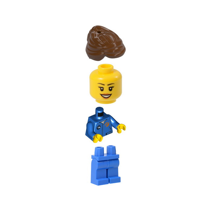 LEGO Astronaut in Blue Flight Suit Minifigure | Brick Owl - LEGO ...