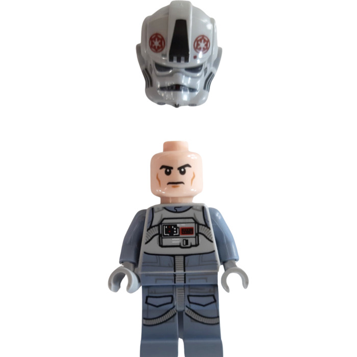 LEGO AT-AT Driver with Sand Blue Legs (Frown) Minifigure | Brick Owl