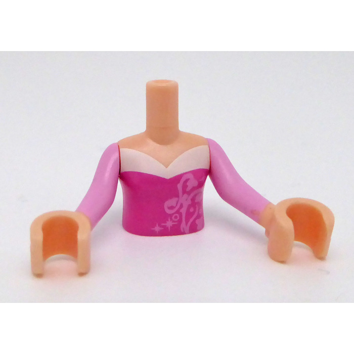 LEGO Aurora with Closed Mouth and Tiara Friends Torso (92456) | Brick Owl