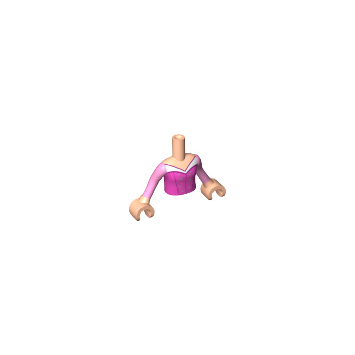 LEGO Aurora with Open Mouth and Tiara Friends Torso (92456) | Brick Owl