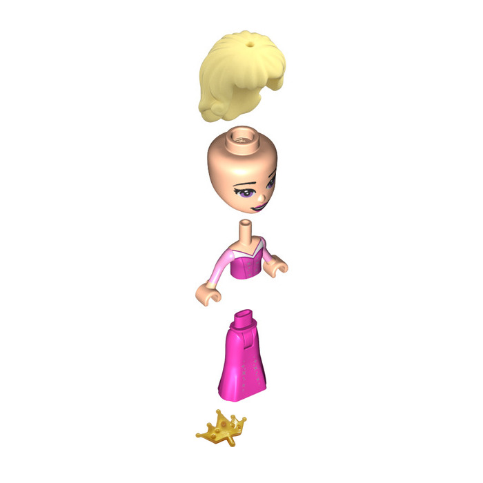 LEGO Aurora with Open Mouth and Tiara Minifigure | Brick Owl - LEGO ...