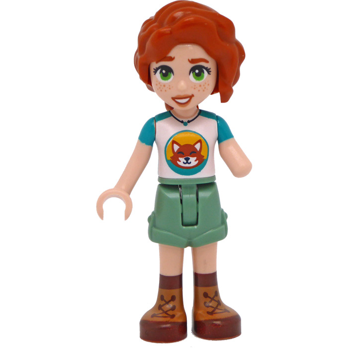 LEGO Autumn with Fox Top Minifigure | Brick Owl - LEGO Marketplace