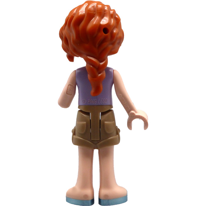 LEGO Autumn with Sunflower Top and Dark Tan Shorts Minifigure | Brick Owl
