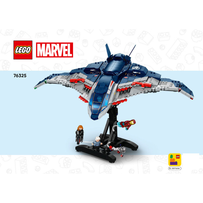 LEGO Avengers: Age of Ultron Quinjet Set 76325 Instructions | Brick Owl ...