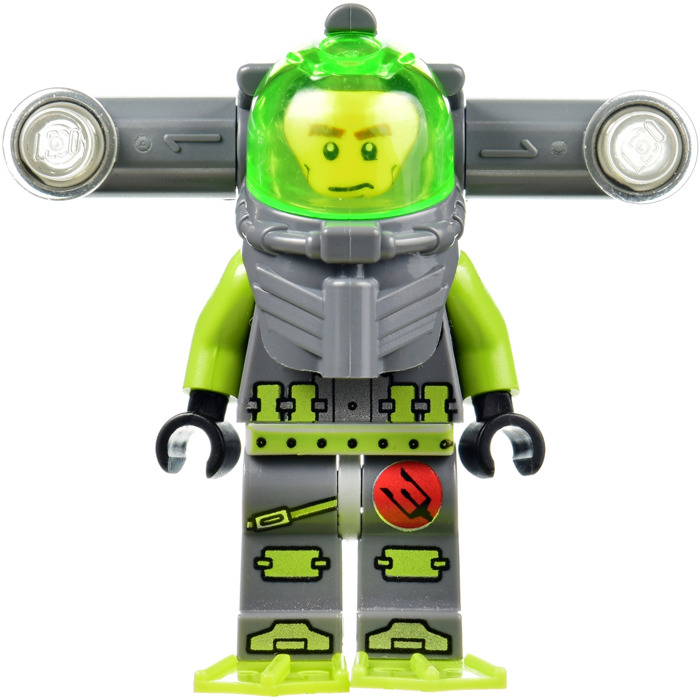 LEGO Axel with Lime Flippers and Horizontal Lights Minifigure | Brick ...