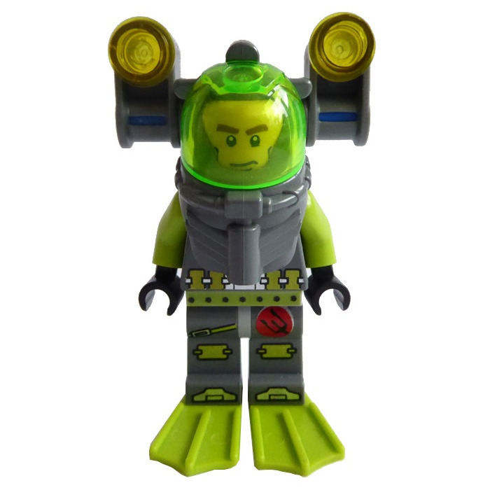 LEGO Axel with Lime Flippers and Vertical Lights Minifigure | Brick Owl ...