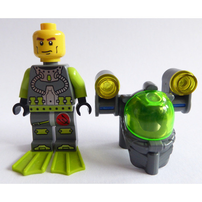 LEGO Axel with Lime Flippers and Vertical Lights Minifigure | Brick Owl