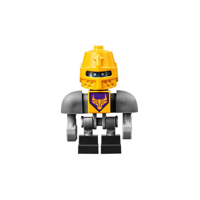 LEGO Axl Bot with Gray Shoulders and Orange Helmet Minifigure | Brick ...