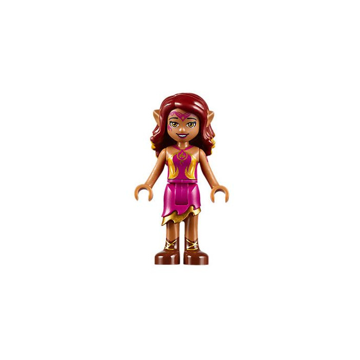 LEGO Azari Firedancer with Magenta and Gold Dress Minifigure | Brick ...