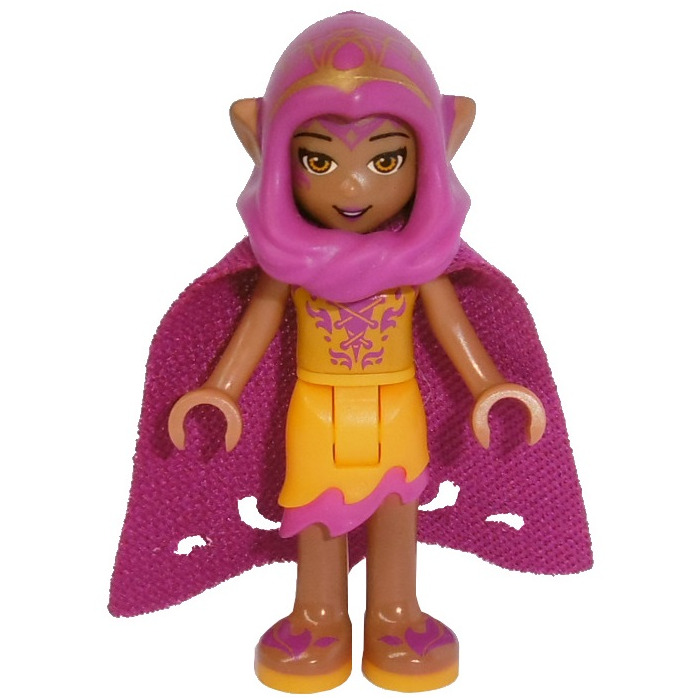 LEGO Azari Firedancer with Orange Dress and Cape Minifigure | Brick Owl