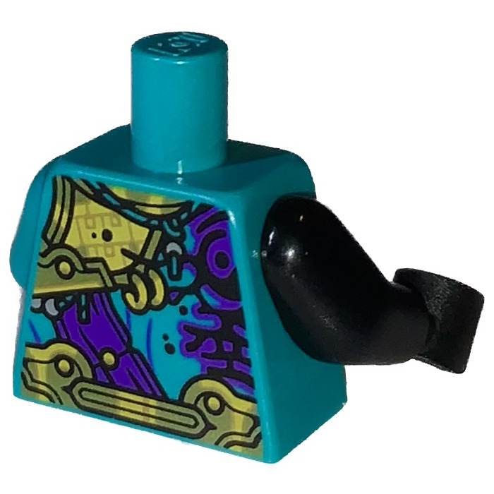 LEGO Azure Lion Minifig Torso (973 / 76382) | Brick Owl - LEGO Marketplace