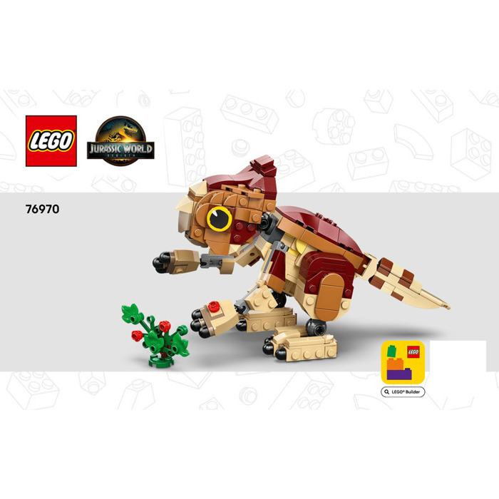 LEGO Baby Dinosaur Dolores: Aquilops Set 76970 Instructions | Brick Owl ...