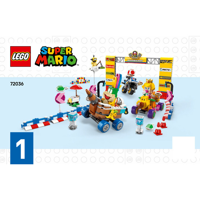 LEGO Baby Peach & Grand Prix Set 72036 Instructions | Brick Owl - LEGO ...