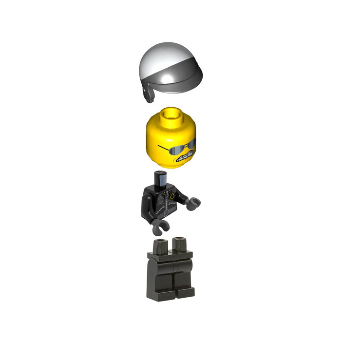 LEGO Bad Cop with Clenched Teeth / Open Smile Minifigure | Brick Owl ...