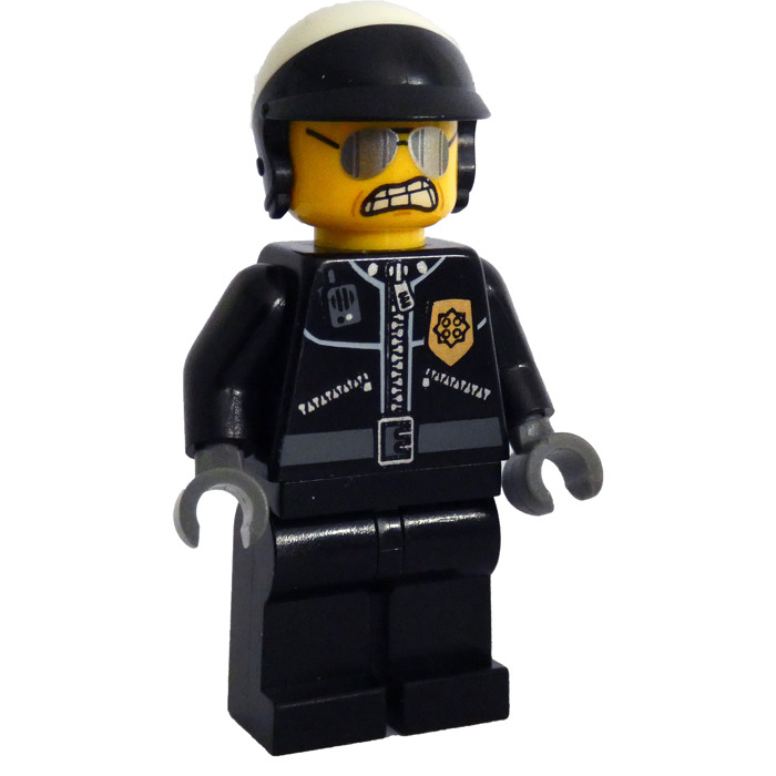 LEGO Bad Cop with Clenched Teeth / Open Smile Minifigure | Brick Owl ...