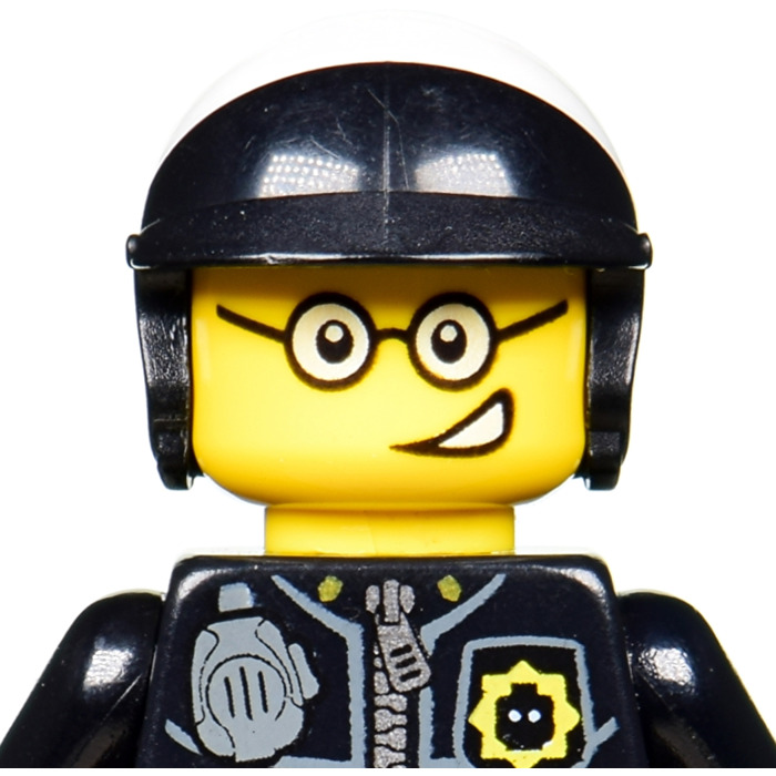 LEGO Bad Cop with Open Teeth / Crooked Smile Minifigure | Brick Owl ...