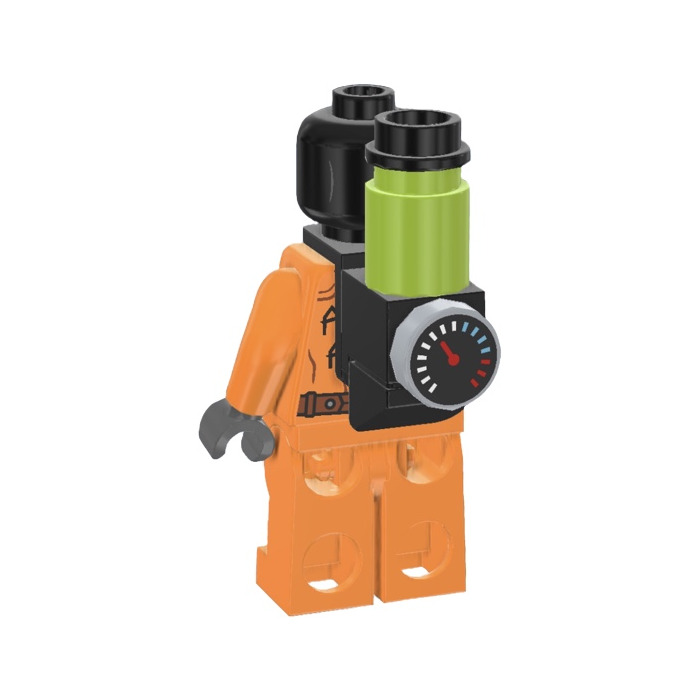 LEGO Bane with Prison Jumpsuit and Backpack Minifigure | Brick Owl