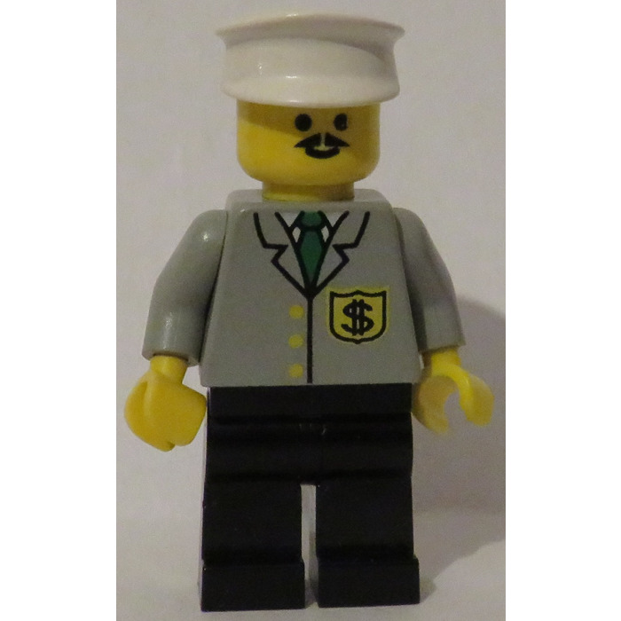 LEGO Bank Worker with Moustache Minifigure | Brick Owl