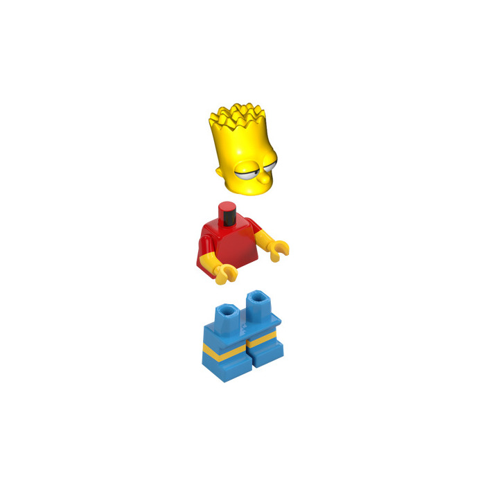 LEGO Bart Simpson with Eyes Looking Left Minifigure | Brick Owl - LEGO ...