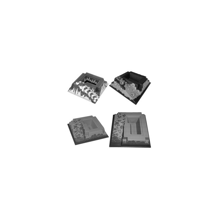 LEGO Baseplate 32 x 32 Raised with Ramp and Pit (2552) | Brick Owl ...