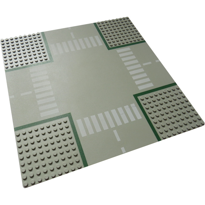 LEGO Baseplate 32 x 32 with Crossroads | Brick Owl - LEGO Marketplace