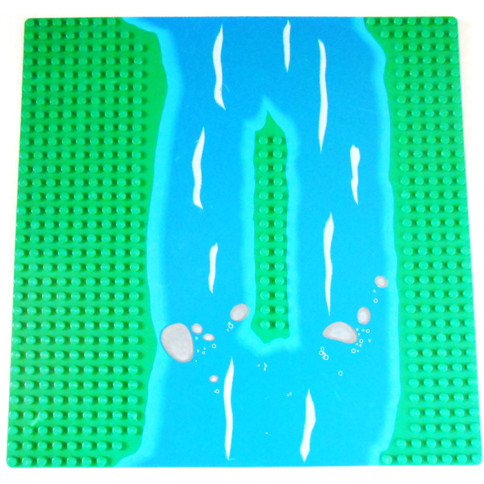LEGO Baseplate 32 x 32 with Island and River | Brick Owl
