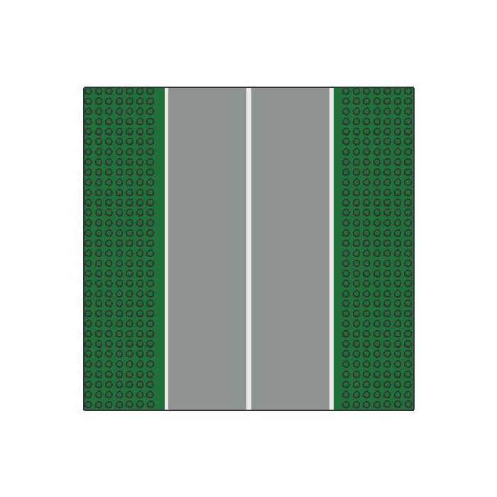LEGO Baseplate 32 x 32 with Straight Runway (7-Stud) (Narrow) | Brick Owl