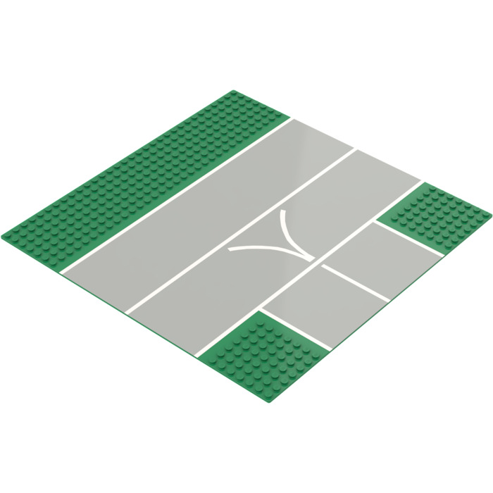 LEGO Baseplate 32 x 32 with T Intersection Runway (7-Stud) | Brick Owl ...