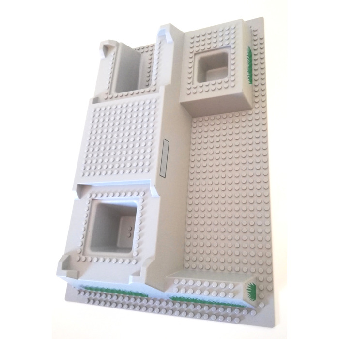 LEGO Baseplate 32 x 48 with Level Front with Plants and Vent Sticker ...