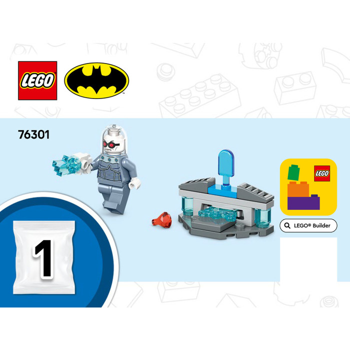 LEGO Batman & Batmobile vs. Mr. Freeze Set 76301 Instructions | Brick ...