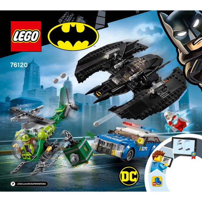 LEGO Batman Batwing and The Riddler Heist Set 76120 Instructions ...