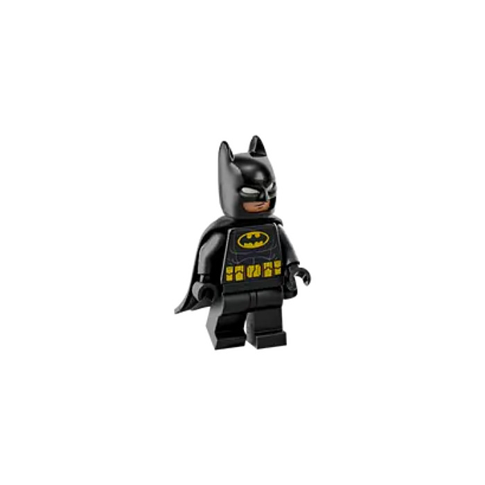 LEGO Batman with Black Suit and Yellow and Flesh Belt with Rubber Cape ...