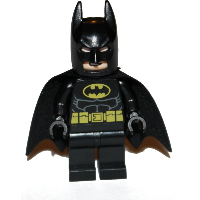 LEGO Batman with Black Suit and Yellow Belt Minifigure with Angular ...