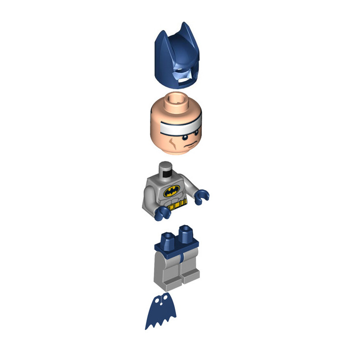 LEGO Batman with Gray Suit and Yellow Belt with Dark Blue Hips ...