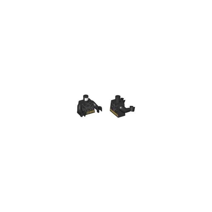 LEGO Batman with One Piece Cowl and Cape with Complex Bat Logo Minifig ...
