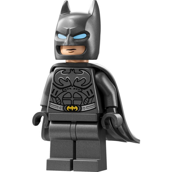 LEGO Batman with Pearl Dark Gray Suit and Rubber Cape Minifigure ...