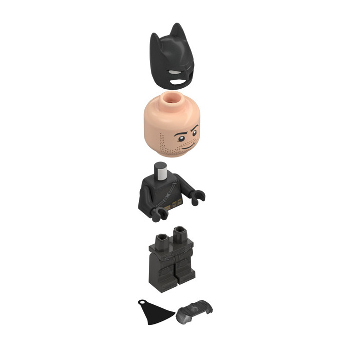LEGO Batman with Pearl Dark Gray Suit and Shoulder Armor Minifigure ...