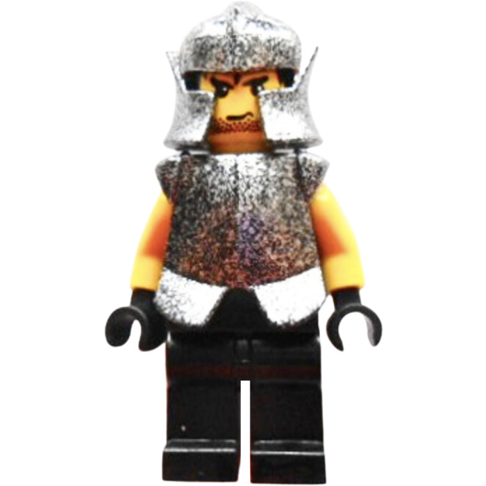 LEGO Battle at the Pass Evil Knight with Speckle Black-Silver ...