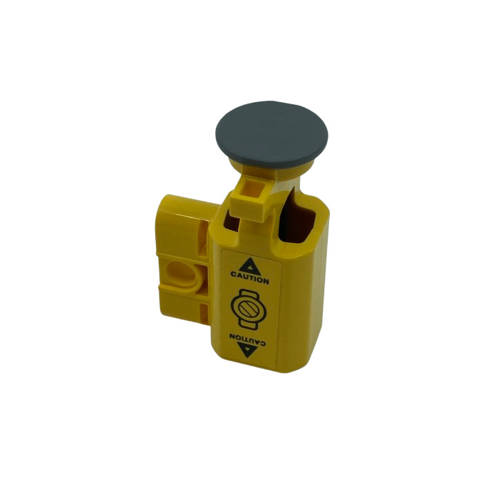 LEGO Beam 1 x 3 with Shooter Barrel and Dark Stone Gray Firing Pin with ...