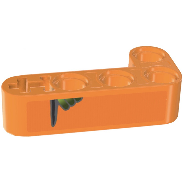 LEGO Beam 2 x 4 Bent 90 Degrees, 2 and 4 holes with Pointing (Left ...