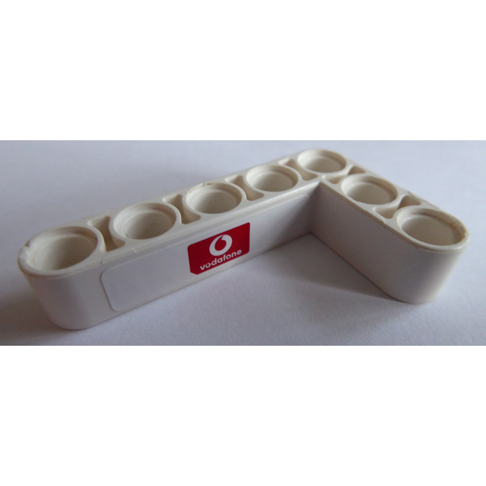 LEGO Beam 3 x 5 Bent 90 Degrees with Vodafone Logo Left Sticker (32526 ...