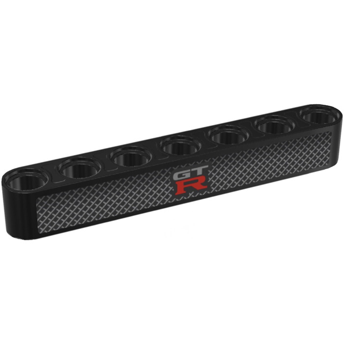 LEGO Beam 7 with ‘GT R’ and Grille Sticker (32524) | Brick Owl - LEGO ...
