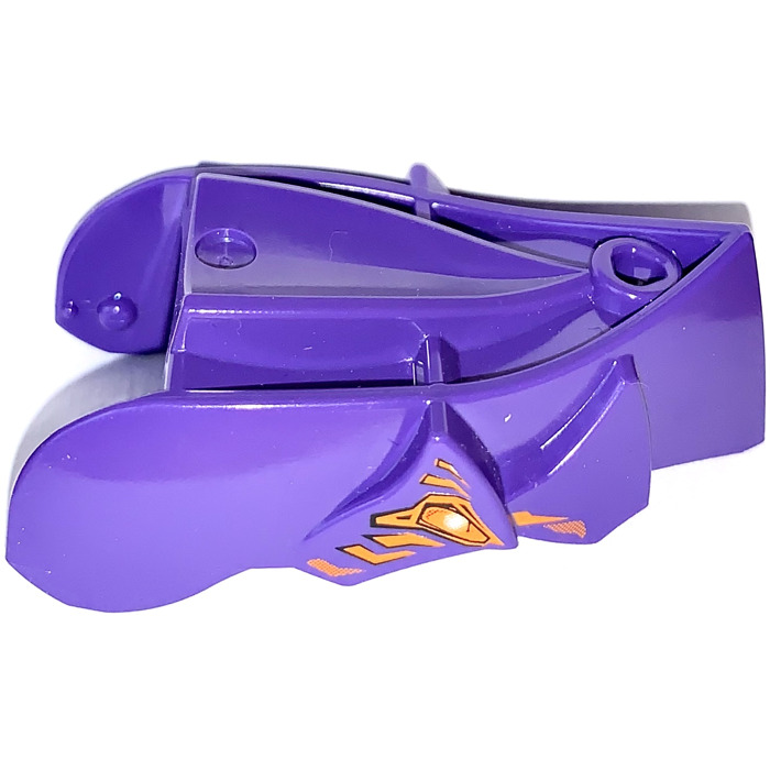 LEGO Beast Lower Jaw with Orange Eyes (15357 / 16440) | Brick Owl ...