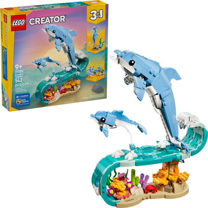 LEGO Beautiful Dolphins Set 31385 | Brick Owl