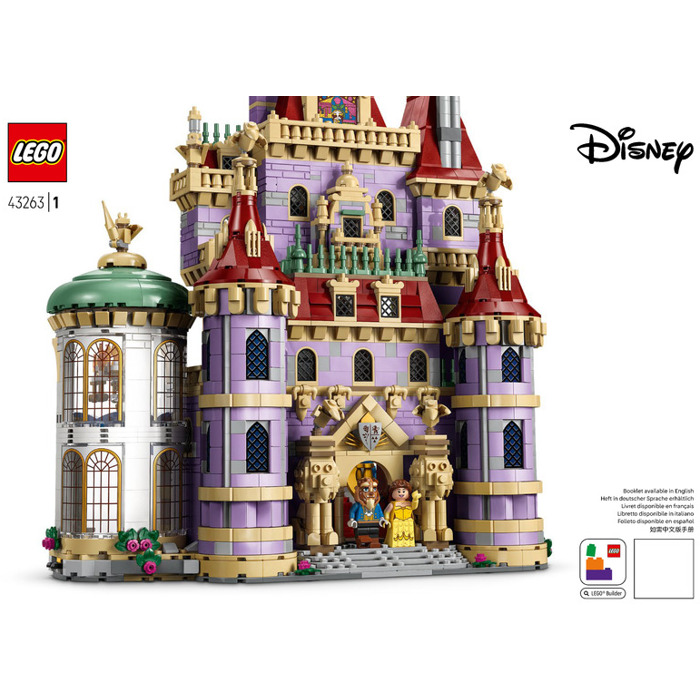 LEGO Beauty and the Beast Castle Set 43263 Instructions | Brick Owl