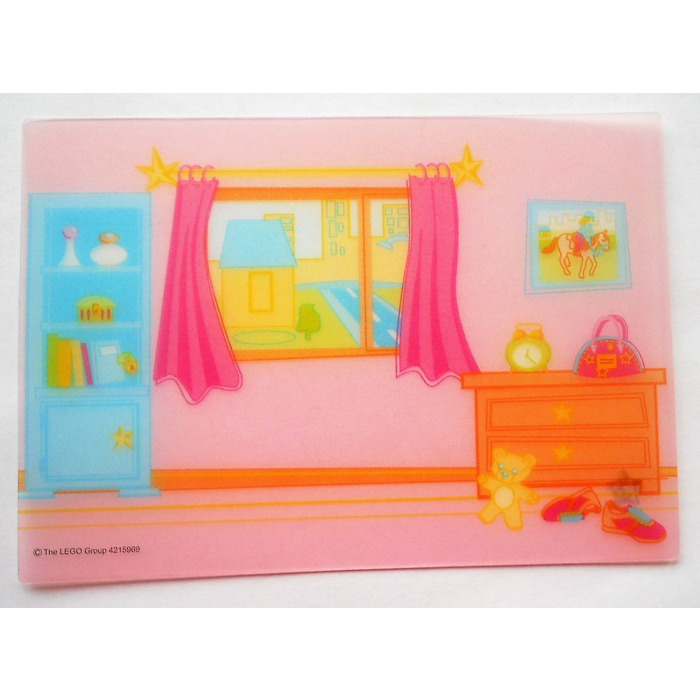 LEGO Bedroom Wall Backdrop (47525) | Brick Owl - LEGO Marketplace