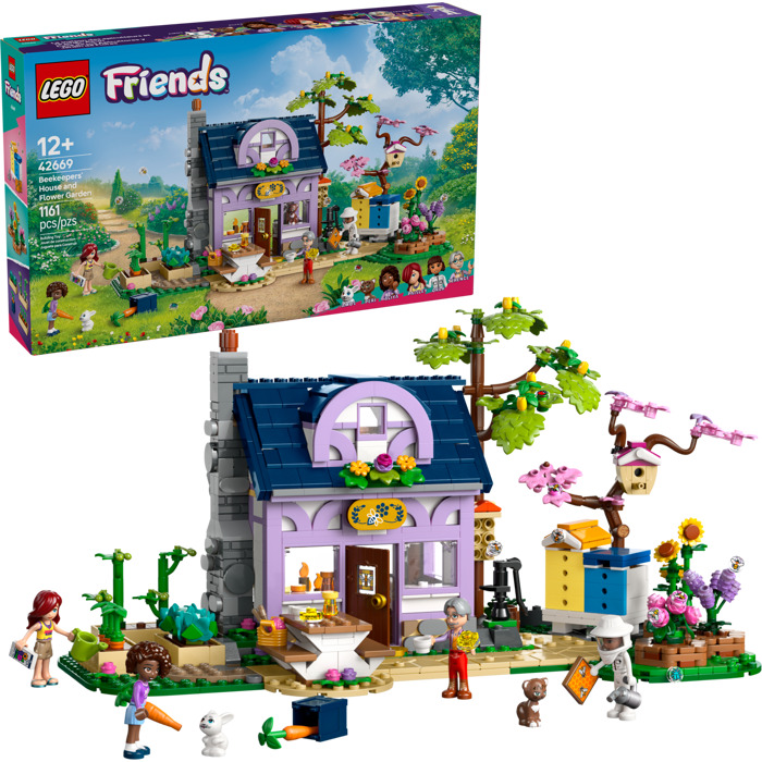 LEGO Beekeepers' House and Flower Garden Set 42669 | Brick Owl